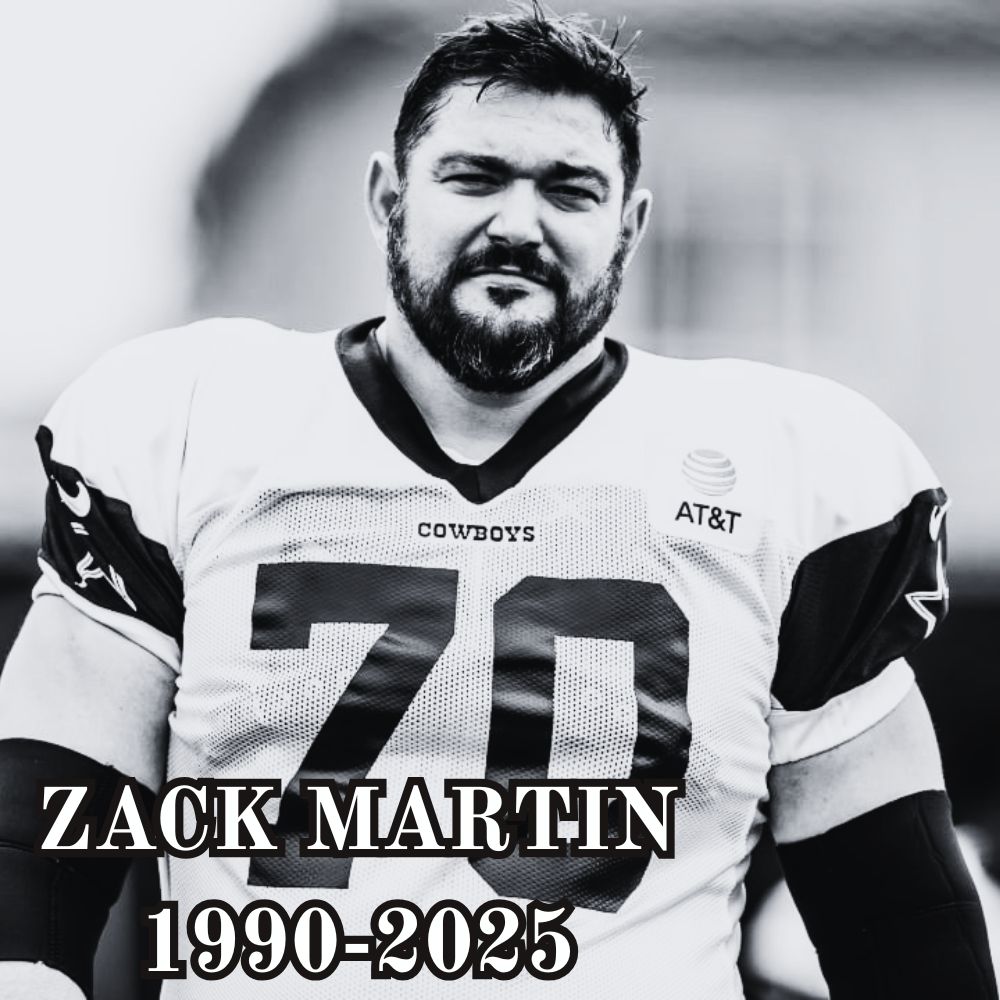 Sad News: Beloved Dallas Cowboys icon Zack Martin has passed away ...